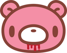 PINK Standing Very Bloody Gloomy Bear 18" Plush